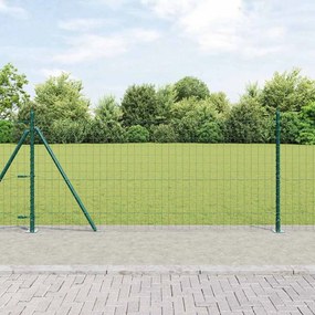 Evropský plot s betonovou základnou 10 x 1,0 m Zelená Síťovina 3350879