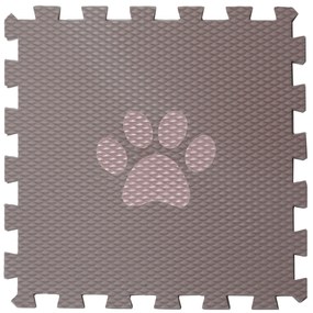VYLEN Minideckfloor s tlapkou Barevná kombinace: Tmavě hnědý s hnědou tlapkou
