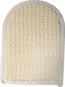 MSV SISAL exfoliační sisalová rukavice bílá, malá / Sisal, polyester,