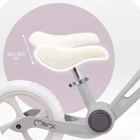 MoMi NORU šedé / Odrážedlo skládací / do 25 kg /  2 let