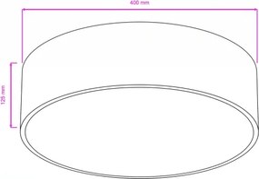 Brilagi - Koupelnové stropní svítidlo POOL 3xE27/15W/230V pr. 40 cm IP54 béžová