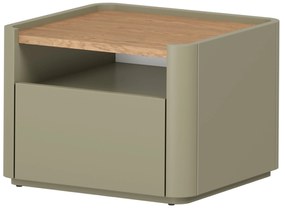 Noční stolek Elivo 50 cm - eukalyptus / dub baltic dune