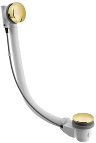 Polysan 71682G Vanová souprava s bovdenem délka 975 mm zátka 72 mm zlato Koupelny Bernold