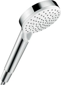 Hansgrohe Crometta, ruční sprcha 100 Vario EcoSmart, bílá/chromová, HAN-26332400