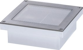 P 94336 Venkovní zemní svítidlo Brick 100 x 100 x 38 mm IP67 0,8W kov/ocel pohybové čidlo - PAULMANN