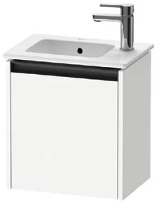 Duravit Ketho.2 - Umyvadlová skříňka 440x410x292 mm, 1 dvířka, panty vlevo, matná bílá K25060L18180000