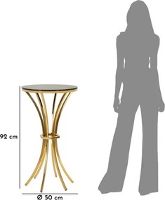 Designový odkládací stolek Tadanori 50 cm zlatý