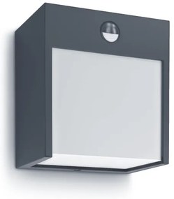 Brilagi-LED Venkovní nástěnné svítidlo se senzorem TERNI LED/12W/230V antr. IP44
