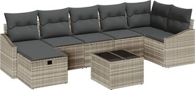 Set pohovek 8 ks polyratan 3360643