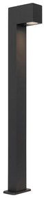Průmyslová venkovní stojací lampa tmavě šedá 80 cm IP44 - Baleno