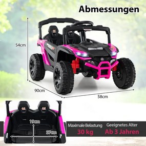 Costway Dětské 12 V elektrické auto s dálkovým ovládáním Electric UTV Truck