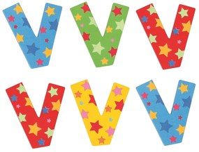 Bigjigs Toys Hvězdičkové písmenko V