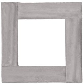 Čalouněný nástěnný panel FRAME LINCOLN 15x60 cm Barva: Světle šedá
