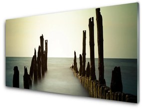 akrylový obraz Moře Slunce Krajina 100x50 cm