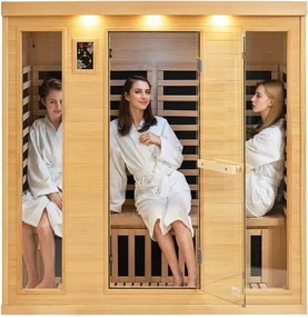 Far Infrared Wooden Sauna Room Domácnost Sauna Spa pro 3 až 4 osoby 2580 W