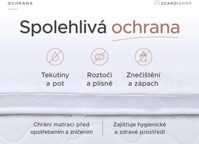 DVOUVRSTVÝ chránič matrace - TOPPER 200 x 220 cm