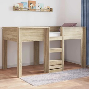 Patrová postel pro děti Sonoma dub 80 x 200 cm Kompozitní dřevo 3410485