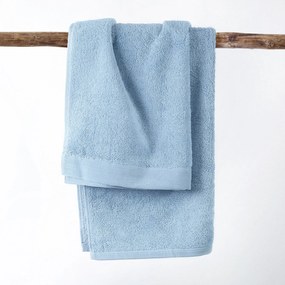 Goldea modalový ručník/osuška s přírodním vláknem - světle modrý 70 x 140 cm