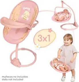 DECUEVAS 51570 Židlička a houpačka pro panenky Honey 2026 / 3 v 1 / pr