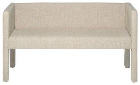 Béžová lavice z textilie bouclé Sitta – Blomus