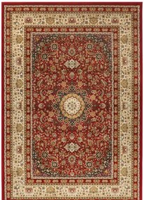 Oriental Weavers, Kusový koberec Kendra 711/DZ2H, 133x190, červená, chodba / předsíň