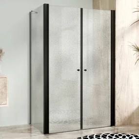 BETA COMBI Black 80x80 Grape Čtvercový sprchový kout bez vaničky