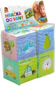 Pěnové kostky do vody / Hračka do vany / 7 × 7 × 7 cm / od 3 let