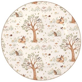 Porcelánový dezertní talíř Forest Friends 19 cm (ISABELLE ROSE)