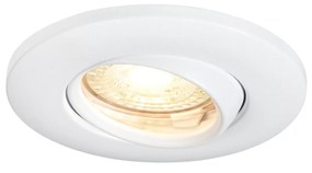 Stmívatelná výklopná LED bodovka NORDLUX Umberto IP44 - bílá