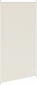 Plisovaná roleta 100 x 200 cm krémová 240644
