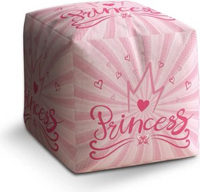 Sablio Taburet Cube Princess - 50x50x50 cm