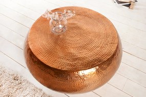 Invicta Konferenční stolek ORIENT 80cm měděný 38395
