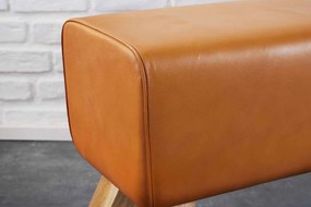 Designová lavice Horse 100 cm koňaková