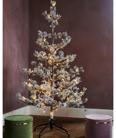 LED svítící stromeček Alfi, 120 cm, zasněžený