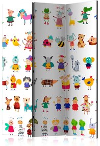 Paraván Cartoon Pets Dekorhome