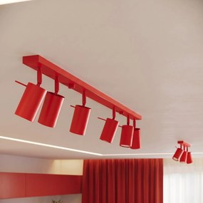 Sollux Lighting Nástěnné svítidlo RING červené