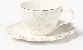 Sada vánočních šálků na kávu's podšálky Lumos, 4 díly