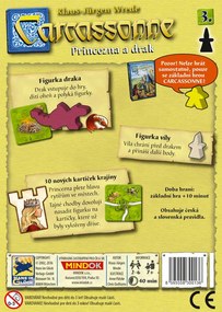 MINDOK HRA Carcassonne rozšíření 3 Princezna a drak *SPOLEČENSKÉ HRY* mn013