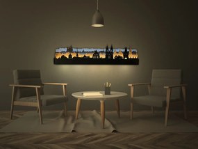 Li-Go "Praha" světelný obraz 230V 125x35cm