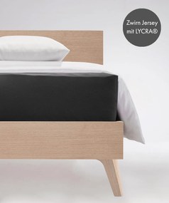 XXXLutz ELASTICKÉ PROSTĚRADLO, antracitová, 200/200 cm Fleuresse - Prostěradla - 003273010011