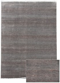 Diamond Carpets India, Ručně vázaný kusový koberec Diamond DC-MCN Light grey/brown, 245x305, hnědá, chodba / předsíň