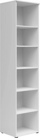 XXXLutz REGÁL, bílá, 45/195/40 cm Carryhome - Knihovny - 002427022019