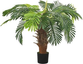 Umělý cykas japonský s květináčem 90 cm zelený 336306