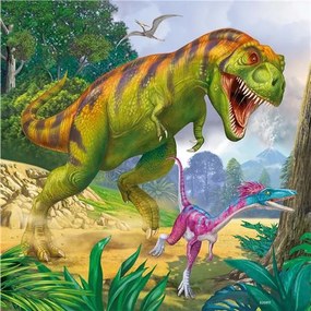 Ravensburger puzzle Dinosauři a čas 3x49 dílků