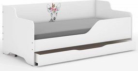 Wooden Toys Dětská postel LILU 160x80 SARENKA S MATYLKOM