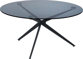XXXLutz KONFERENČNÍ STOLEK, šedá, černá, kov, sklo, 80/80/40 cm Dieter Knoll - Konferenční stolky - 000069013201