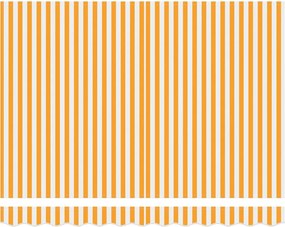 Stahovací markýza Žlutá 300 x 200 cm textil 3329501