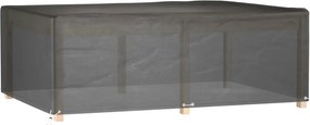 Plachta na zahradní nábytek s 12 očky 230x165x80 cm obdélníková 319299