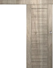 posuvné interiérové dveře na stěnu vasco doors IBIZA plné, model 1 Průchozí rozměr: 70 x 197 cm, Orientace dveří: Levé dveře, Dekor: Ořech columbia