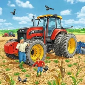Ravensburger Zemědělské stroje / 3x49 dílků / od 5 let